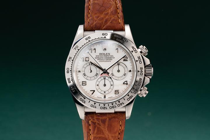 1998 Rolex Daytona 16519 White MOP Arabic Dial | Tropical Watch