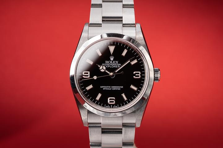 2004 Rolex Explorer 114270 with Papers | Tropical Watch