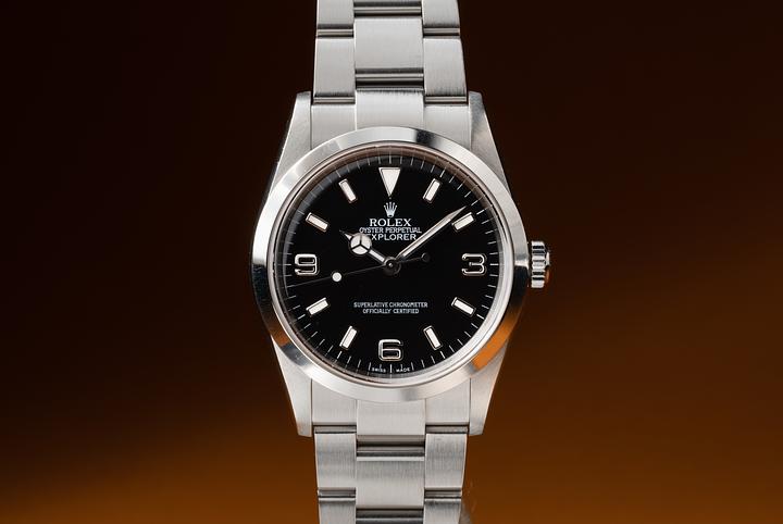 2004 Rolex Explorer 114270 | Tropical Watch