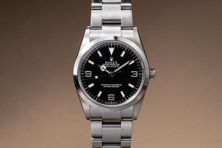 2002 Rolex Explorer II 114270 with Box and Papers | Tropical Watch