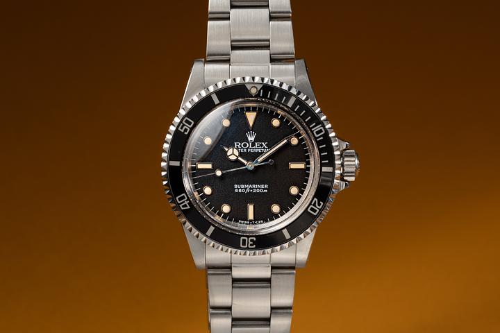 1988 Rolex Submariner 5513 Glossy WGS Dial with Tropical Watch Service ...