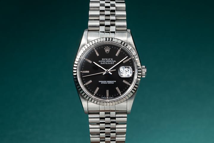 1993 Rolex DateJust 16234 Black Dial with Box and Papers | Tropical Watch