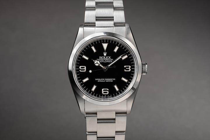 1993 Rolex Explorer 14270 Tritium Dial with Box and Papers | Tropical Watch