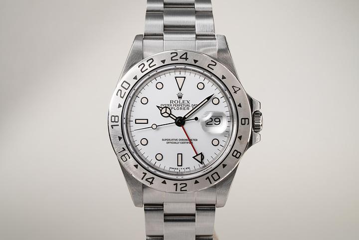 1993 Rolex Explorer II 16570 White Dial | Tropical Watch