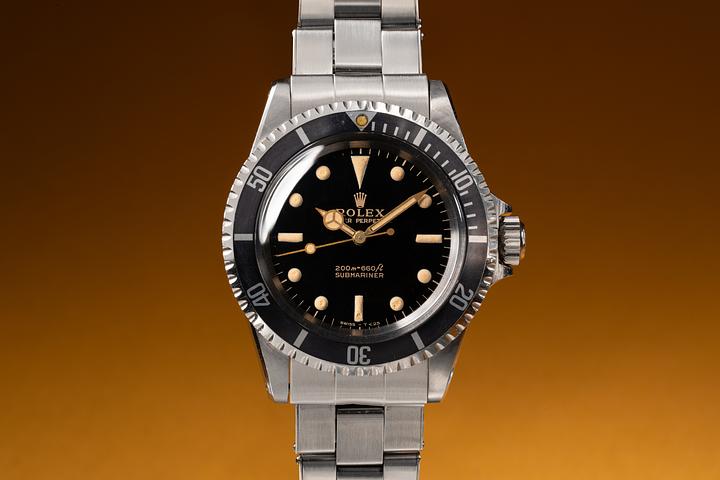 1964 Rolex Submariner 5513 Gilt Dial | Tropical Watch