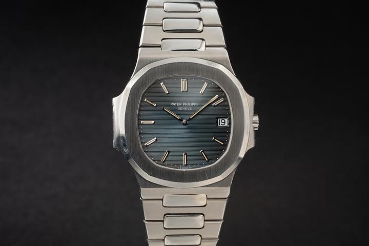 1984 Patek Philippe Nautilus 3700 Blue Dial with Boxes and Extract From ...