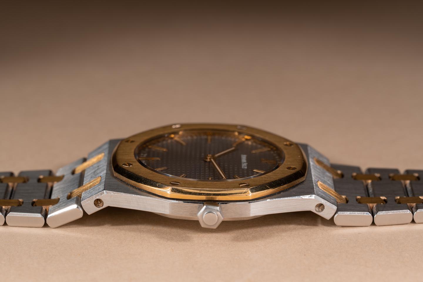 Audemars Piguet Two Tone Royal Oak Quartz 56303SA Grey Dial Tropical