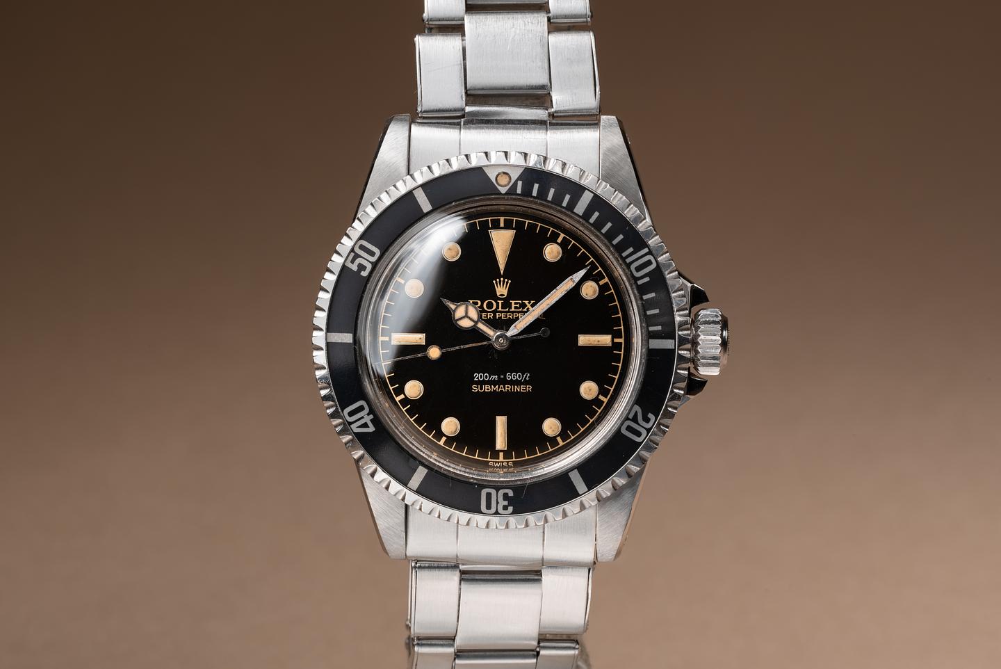 1959 Rolex PCG Submariner 5512 Gilt Chapter Ring Dial | Tropical Watch