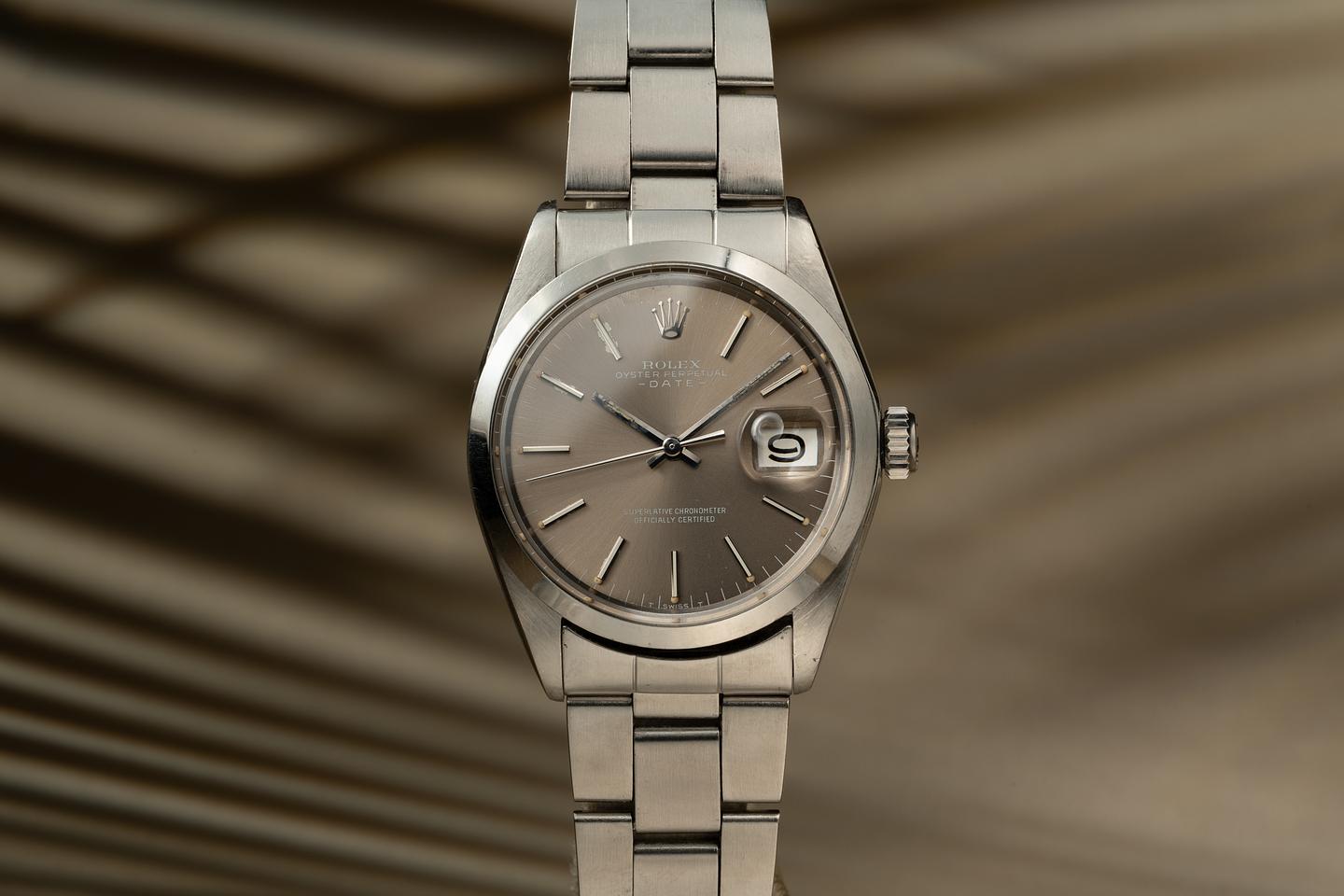 Tropical Watch - 1971 Rolex Date 1500 Grey Dial