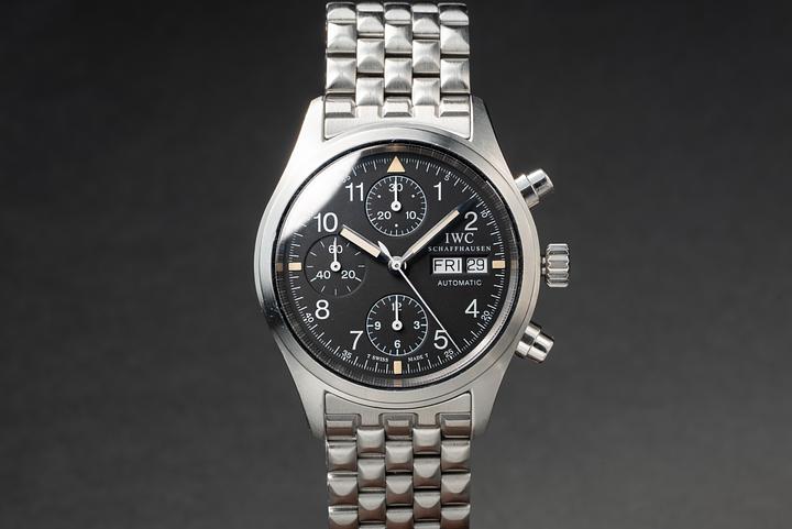2000 IWC Fliegerchronograph 3706 Black Dial Box and Guarantee ...