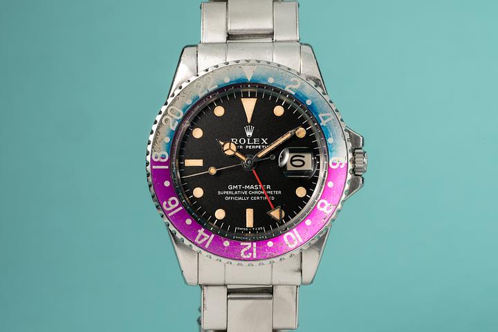 1968 Rolex GMT 1675 Fuschia | Tropical Watch