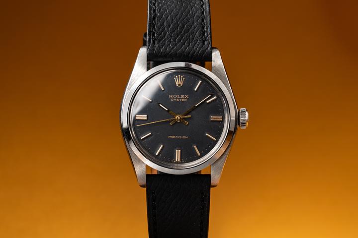 1958 Rolex Oyster 6427 Black Dial | Tropical Watch