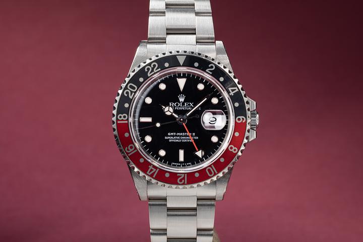 1998 Rolex GMT-Master II 16710 Tritium Dial with Papers | Tropical Watch