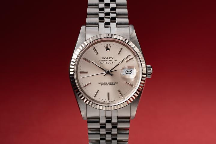 Tropical Watch - 1988 Rolex DateJust 16234 Silver Dial with Service Papers