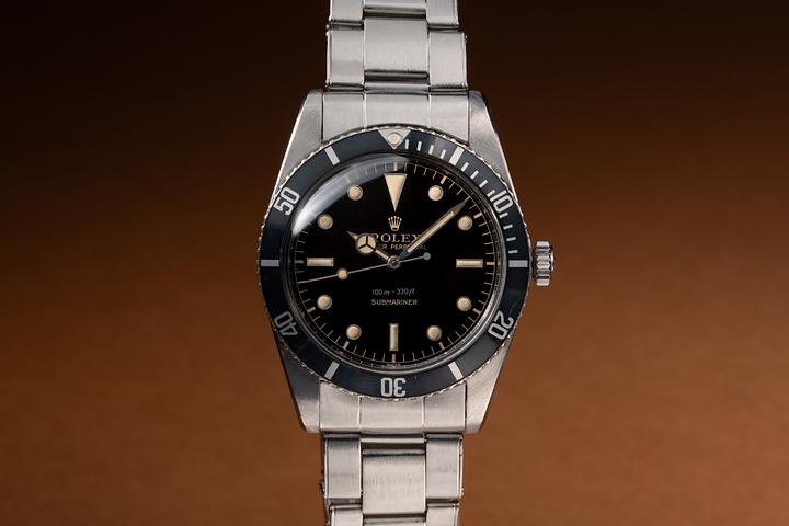 1959 Rolex Submariner 5508 Gilt Dial | Tropical Watch