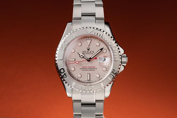 2001 Rolex Yacht-Master 16622 Platinum Dial with Box and Papers ...