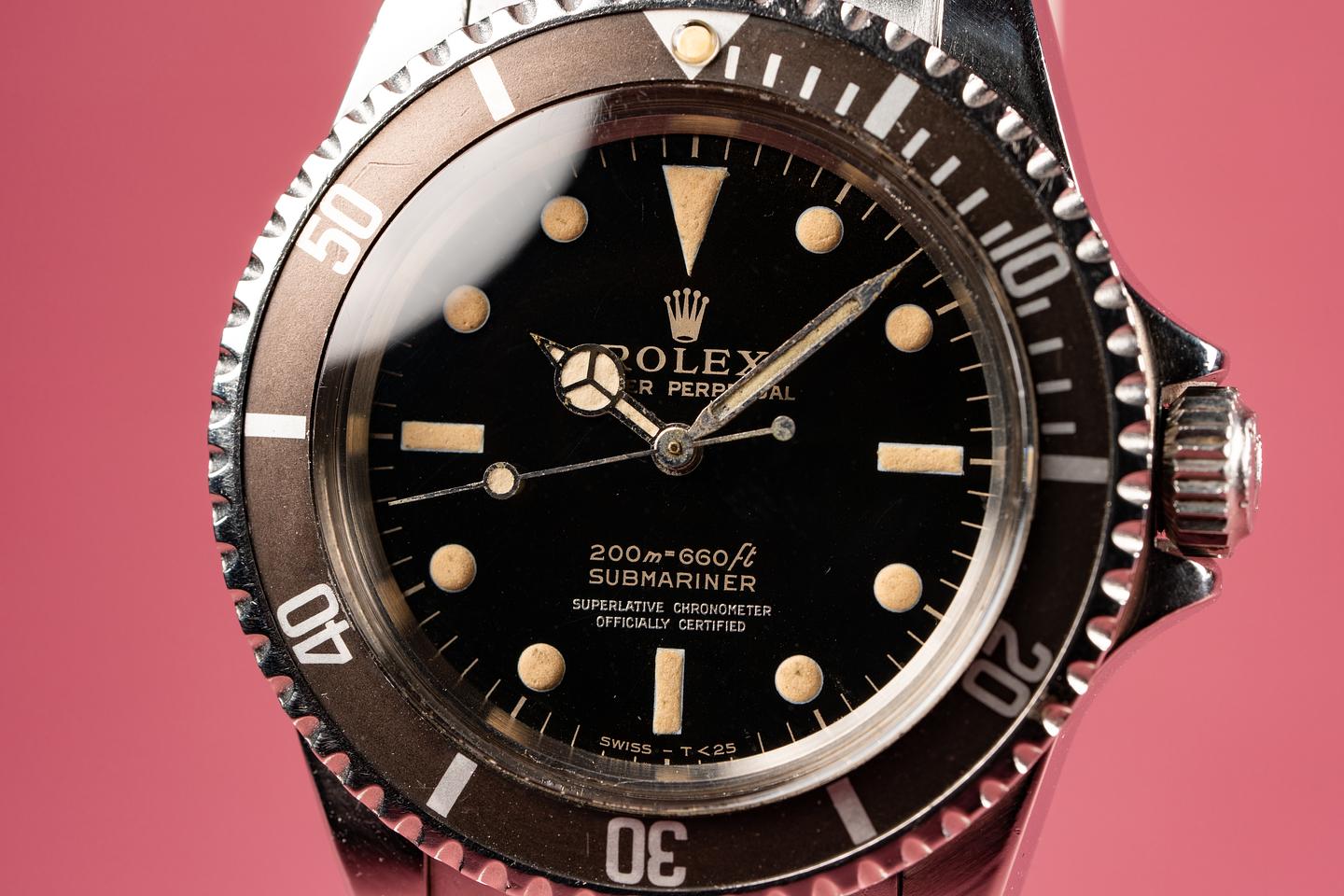 Tropical Watch - 1966 Rolex Submariner 5512 with 4 Line Gilt Dial