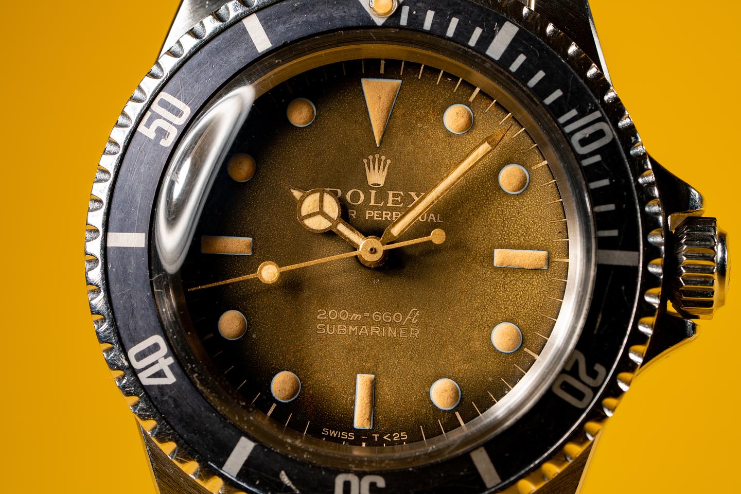 Tropical Watch - 1966 Rolex Submariner 5513 with Gilt Tropical Dial