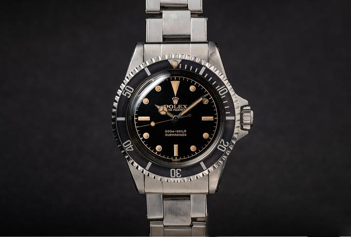 1962 Rolex Submariner 5512 Gilt Chapter Ring Dial | Tropical Watch
