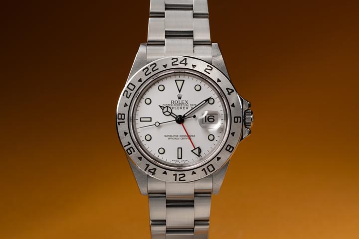 2006 Rolex Explorer II 16570 White Dial and 3186 Movement | Tropical Watch