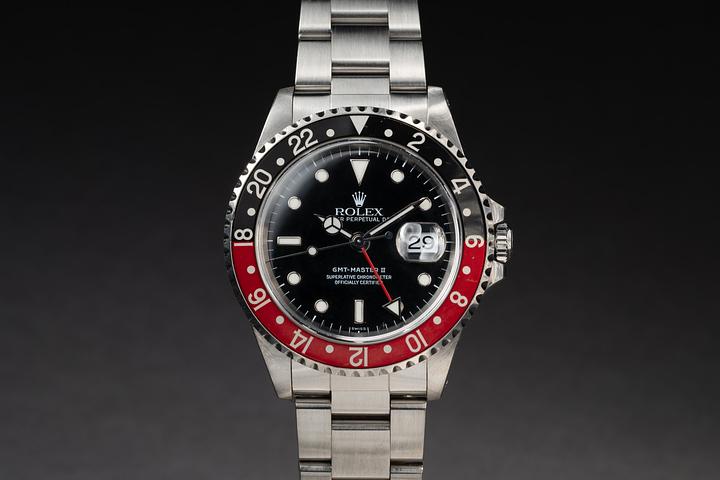 1998 Rolex GMT-Master II 16710 Swiss Only Dial with Papers | Tropical Watch