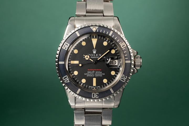 1972 Rolex Red Submariner 1680 MK 4 with Box and Papers | Tropical Watch