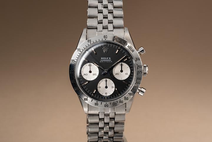 1966 Rolex Daytona 6239 with "Big DAYTONA" Black Dial | Tropical Watch