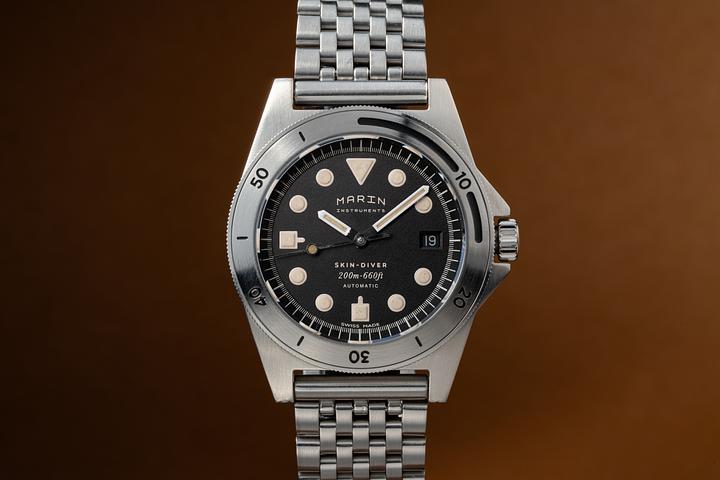 2022 Marin Instrument Odyssey Skin-Diver Matte Black Dial with Box ...