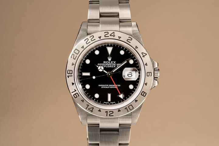 Tropical Watch - 2000 Rolex Explorer II 16570 Black Dial