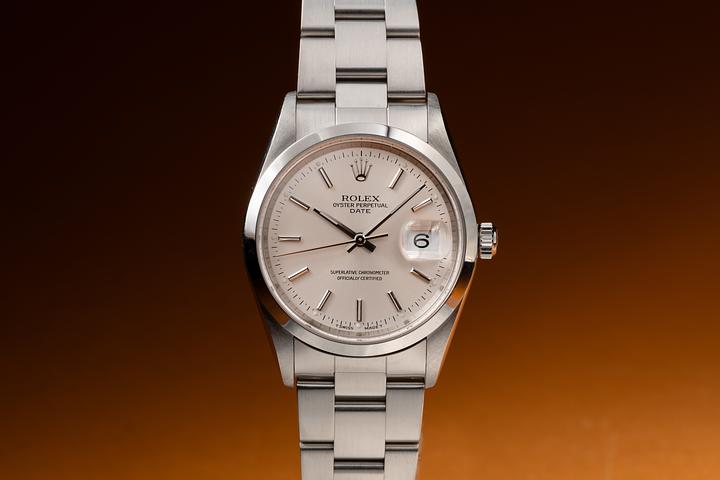 Tropical Watch - 1999 Rolex Date 15200 Silver Dial