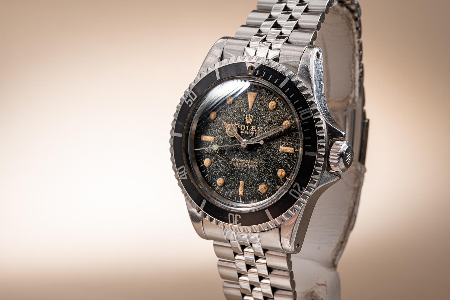 1963 Rolex Submariner 5513 Gilt Underline Dial | Tropical Watch