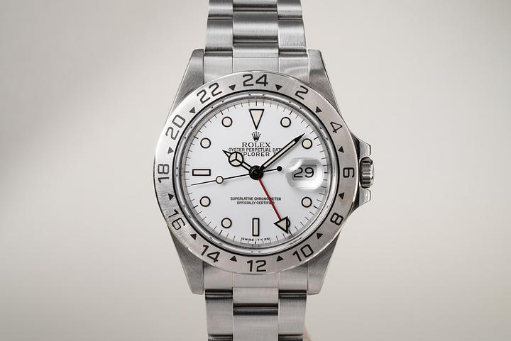 Tropical Watch - 1993 Rolex Explorer II 16570 White Dial